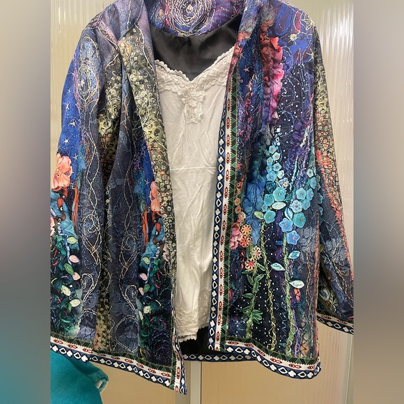 Temu | Jackets & Coats | Temu Lined Floral Jacket | Poshmark